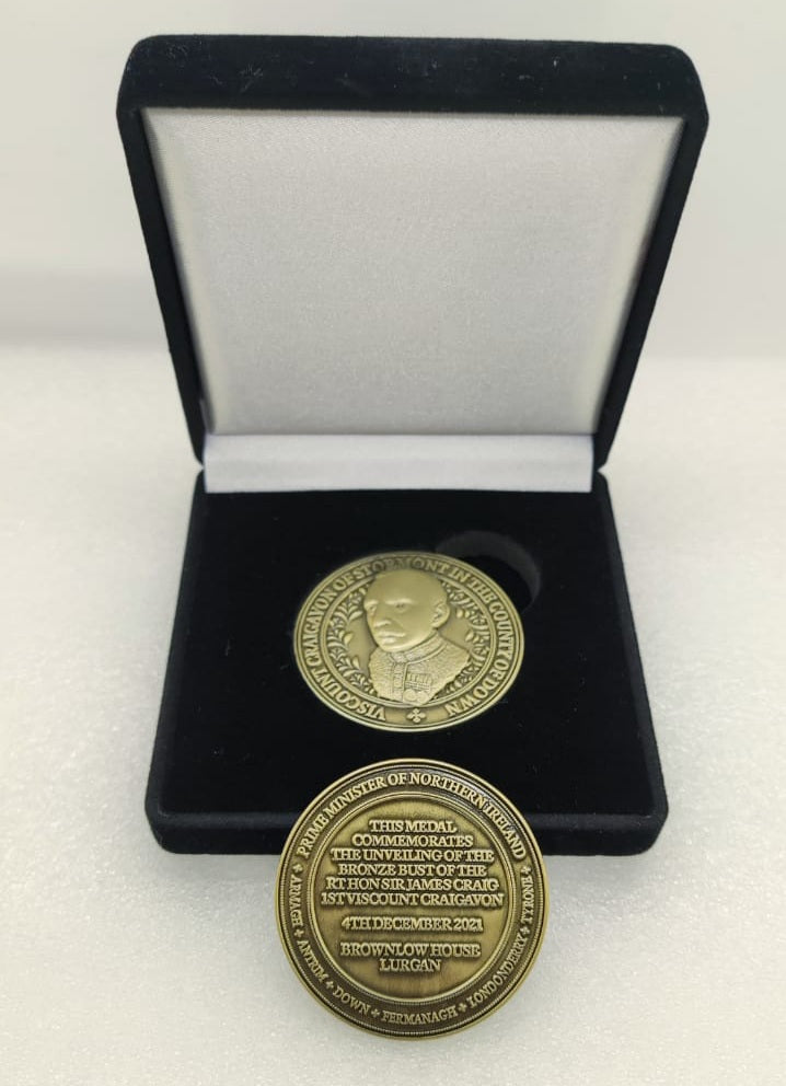 Limited Edition Lord Craigavon Memorial Unveiling Coin – Empire Poppy Store