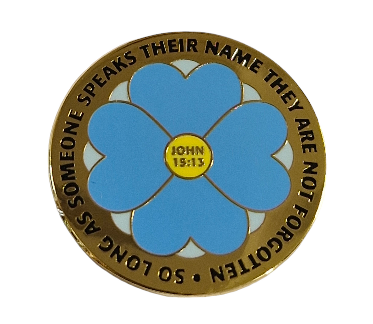 Empire Forget Me Not Badge – Empire Poppy Store