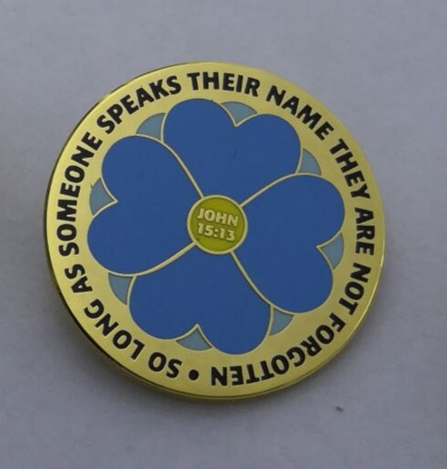Empire Forget Me Not Badge – Empire Poppy Store